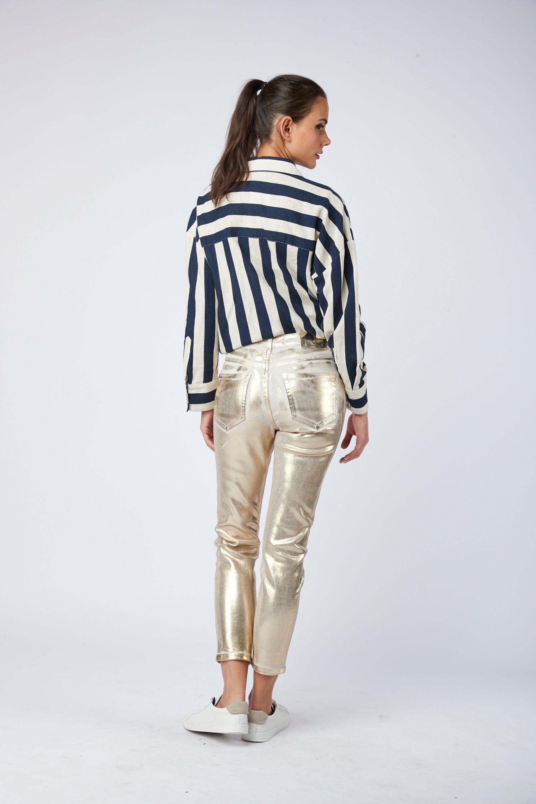 Jean Boy Waxed Effect - Golden Boy – TOXIK3