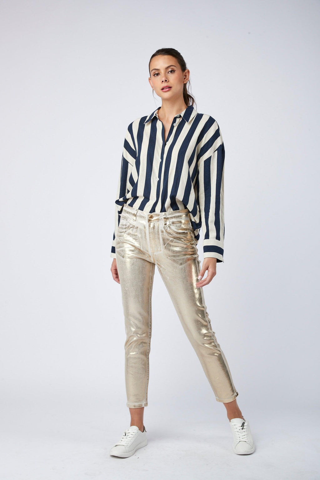 Jean boy effet ciré - Golden boy – TOXIK3